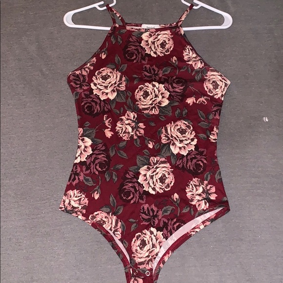 Tops | Maroon One Piece | Poshmark
